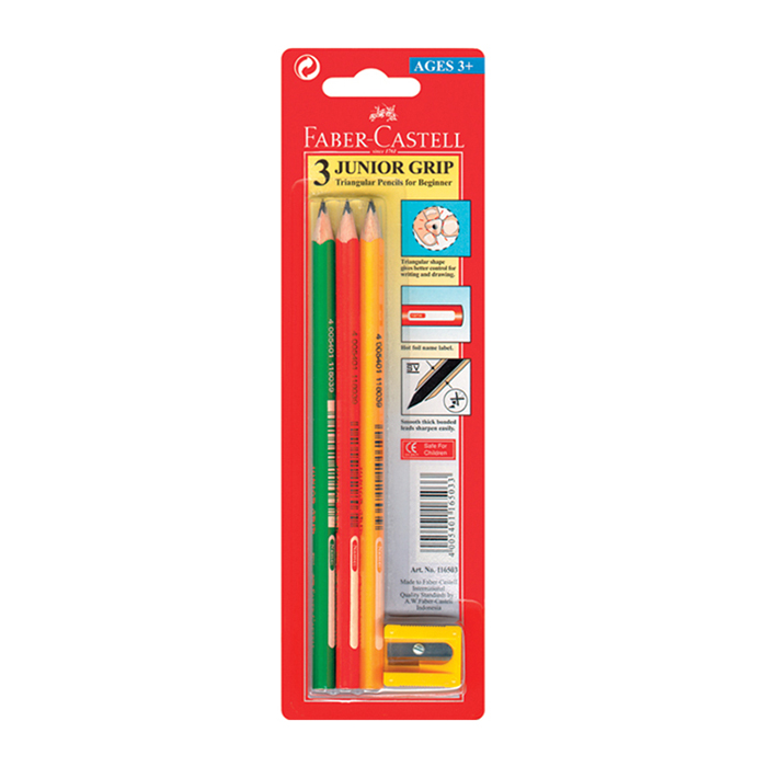 Junior-Grip-Black-Pencil-pack-of-3